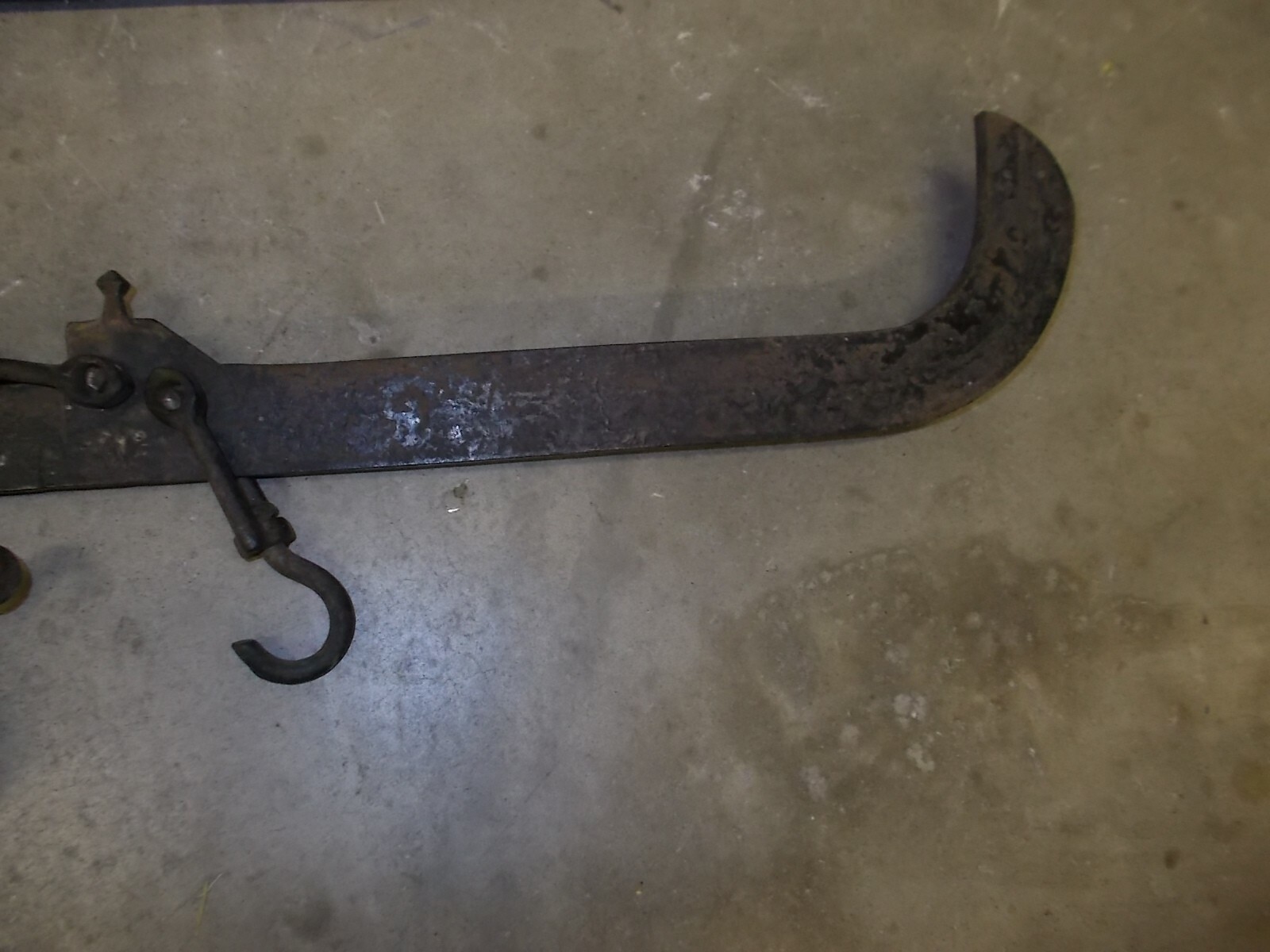 Vintage Antique Beam Sliding Cotton, Tobacco Scale, PS & W Co., 47” L ...