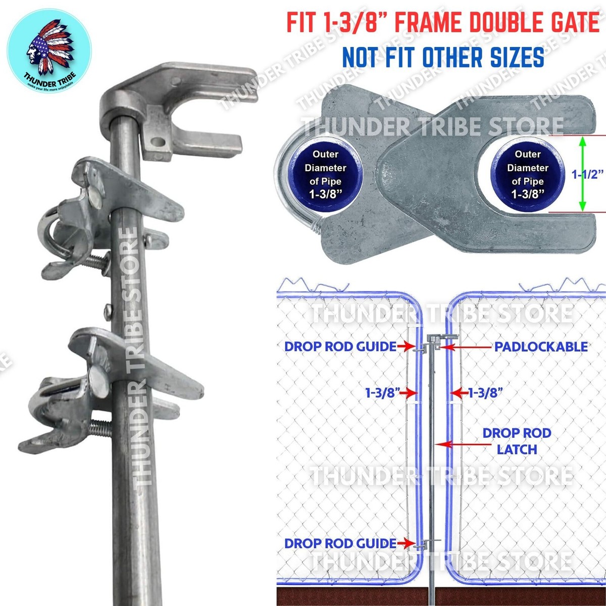 Chain Link Fence Hardware Blue Hawk Silver Metal Tie For Chain Link