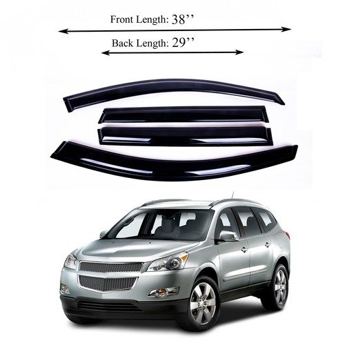 Fits Chevrolet Traverse 2009-2016 Side Window Visor Sun Rain Deflector ...