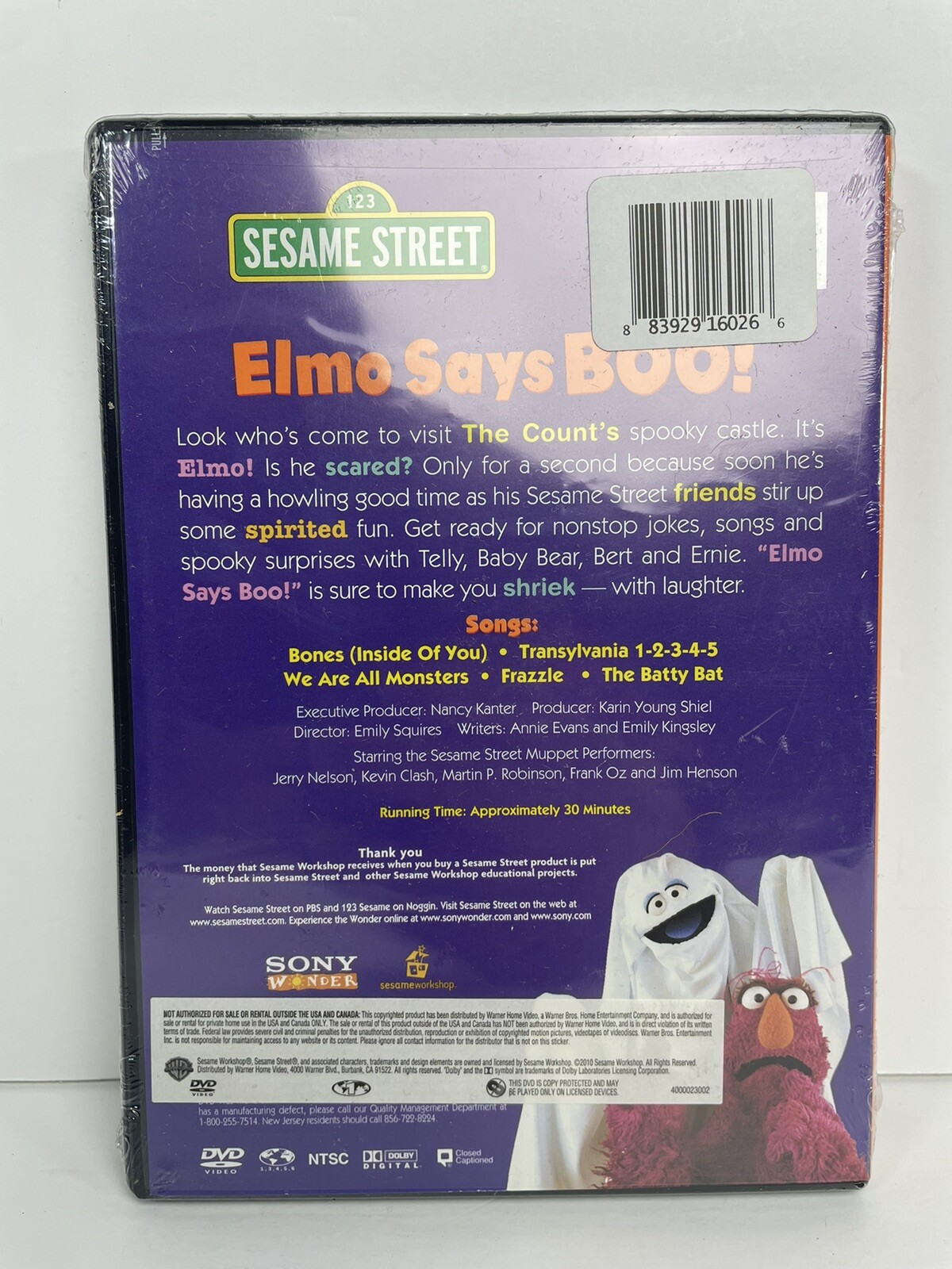 Sesame Street: Elmo Says Boo DVD, Sealed New | Grelly USA