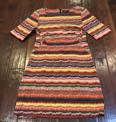 Kate Spade Saturday Dress Orange Yellow Dress Size 0 | eBay