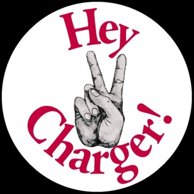 Car Sticker - Hey Charger! - Set of 2 - 150mm Circle | Toolbox Outdoor | eBay