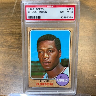 1968 Topps Chuck Hinton #531 *Angels* PSA 8 NM-MT | eBay