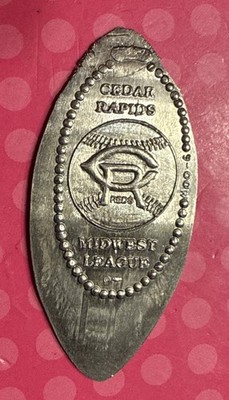 Cedar Rapids Reds Baseball Iowa Elongated Pressed Nickel not Penny | eBay