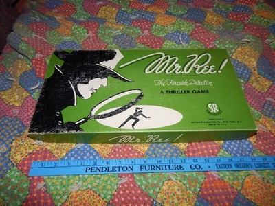 Selchow & Righter - Mr. Ree , The Fireside Detective-A Thriller Game ...