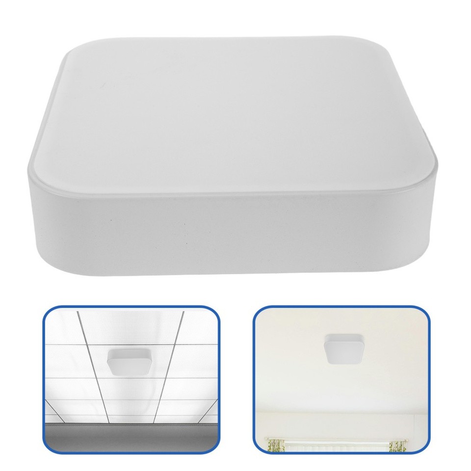 Square Ceiling Fixture Light Cover Ceiling Lamp Shade Light Bulb Cover ...