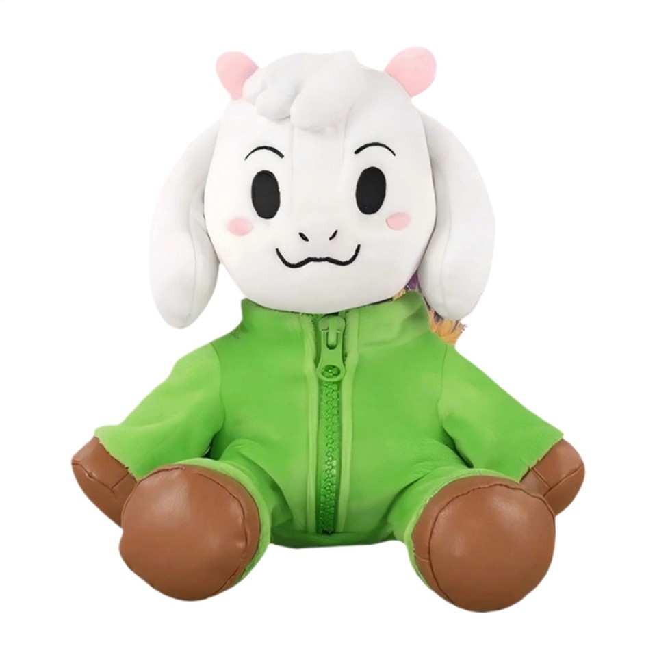 Deltarune Ralsei Green Fur Glasses Plush With No Hat & Scarf Fashion ...