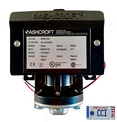Pressure - Ashcroft Pressure Switch
