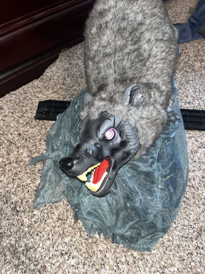 Rare Spirit Halloween Jumping Critter Animatronic Rat Raccoon READ ...