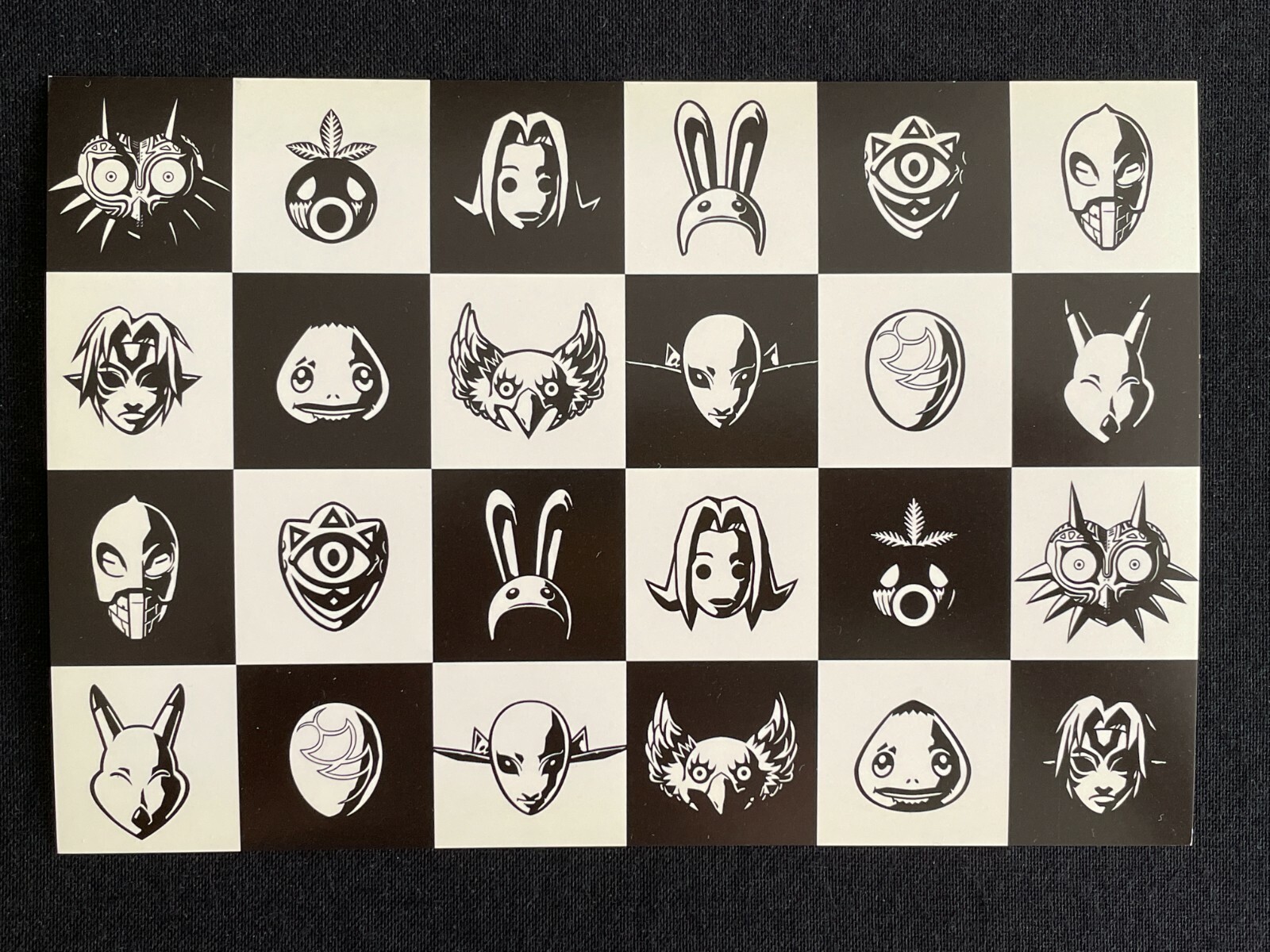The Legend of ZELDA Postcard Japanese 2015 NINTENDO JAPAN Majora's Mask ...