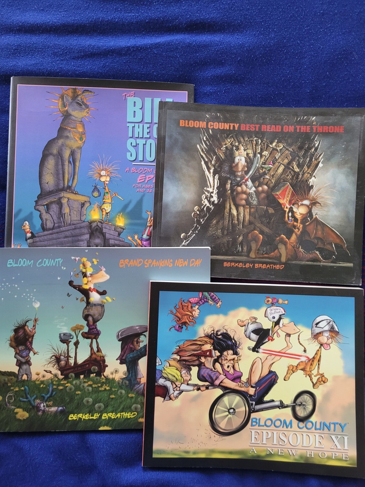 4 Bloom County Outland books. MINT condition. Opus Brethed. | eBay