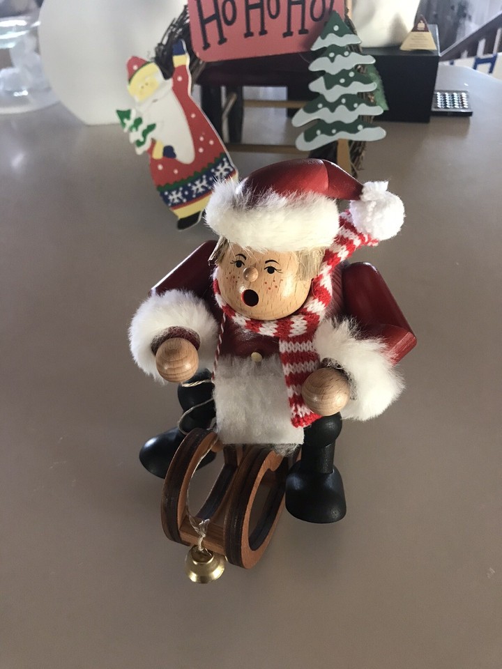 German Incense Smoker (Rauchermann) Santa on Sleigh - KWO | eBay