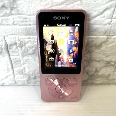SONY NW-S14 Pink Walkman MP3 Player 8GB Body Bluetooth Audio Tested ...