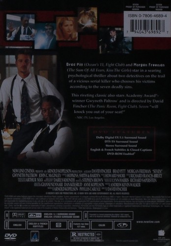 Seven (Single Disc Edition) (DVD) | eBay