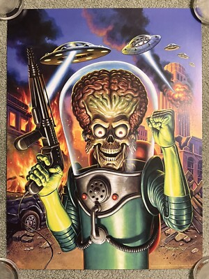 Mars Attacks Martian Horror Aliens Movie Art Print Poster Mondo Jason ...