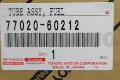 7702060212 Genuine Toyota TUBE ASSY, FUEL SUCTION W/PUMP & GAGE | eBay