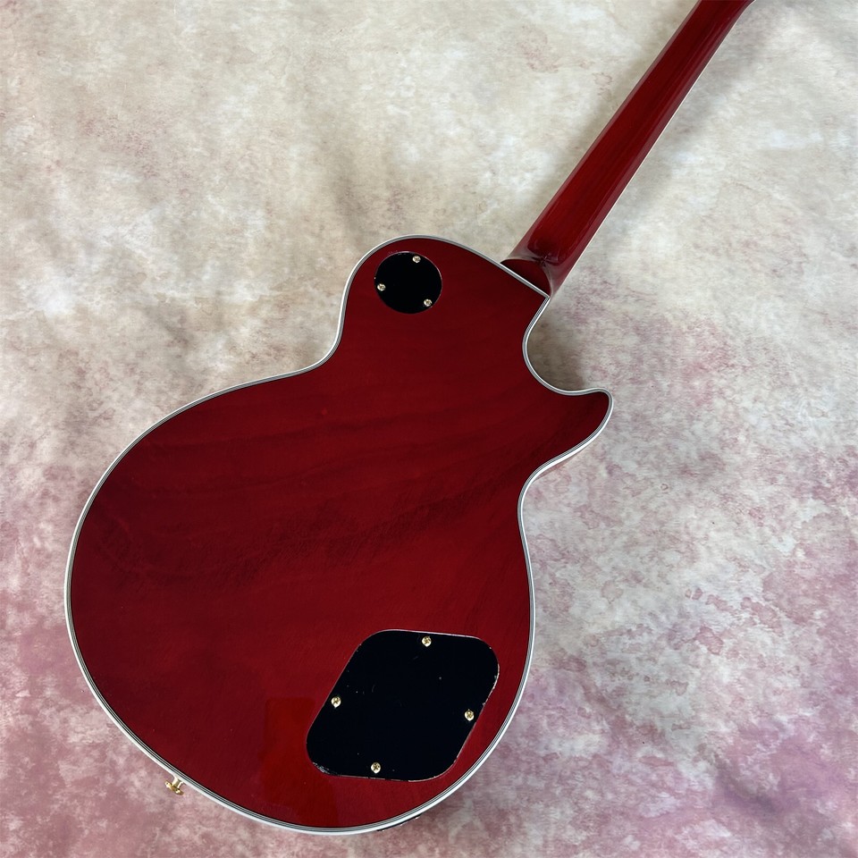 Professional Left-Handed LP Electric Guitar: Gold Hardware, HH Pickups ...