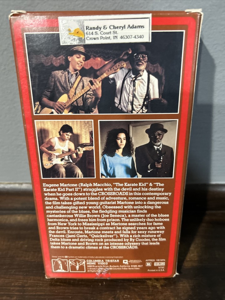Crossroads VHS Movie Ralph Macchio Joe Seneca Jami Gertz Steve Vai | eBay
