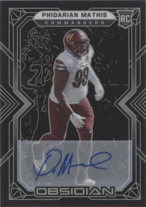 2022 Panini Obsidian - Rookies Phidarian Mathis #186 Autographs /199 ...
