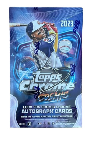 Topps 2023 Cosmic Chrome Baseball Factory Sealed Hobby Box - 20 Packs ...