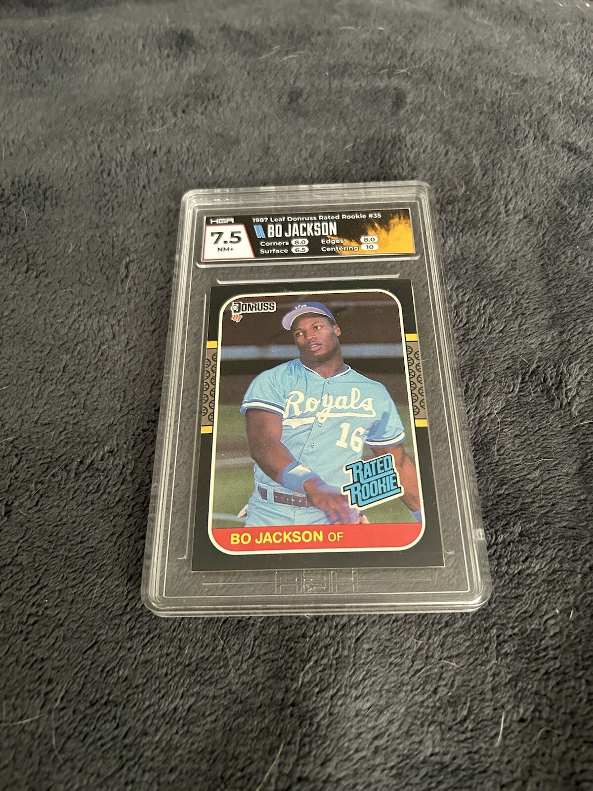 Bo Jackson 1987 Leaf Donruss Rated Rookie HGA 7.5 | eBay