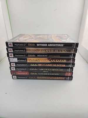 Lot of 8 PlayStation 2 PS2 Cabela’s Hunting Games: Dangerous, Please ...