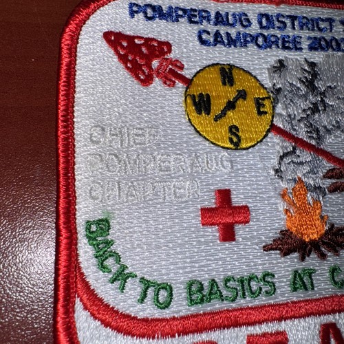 Owaneco Lodge 313 Chief Pomperaug Chapter 2003 Camporee Patch Set With ...