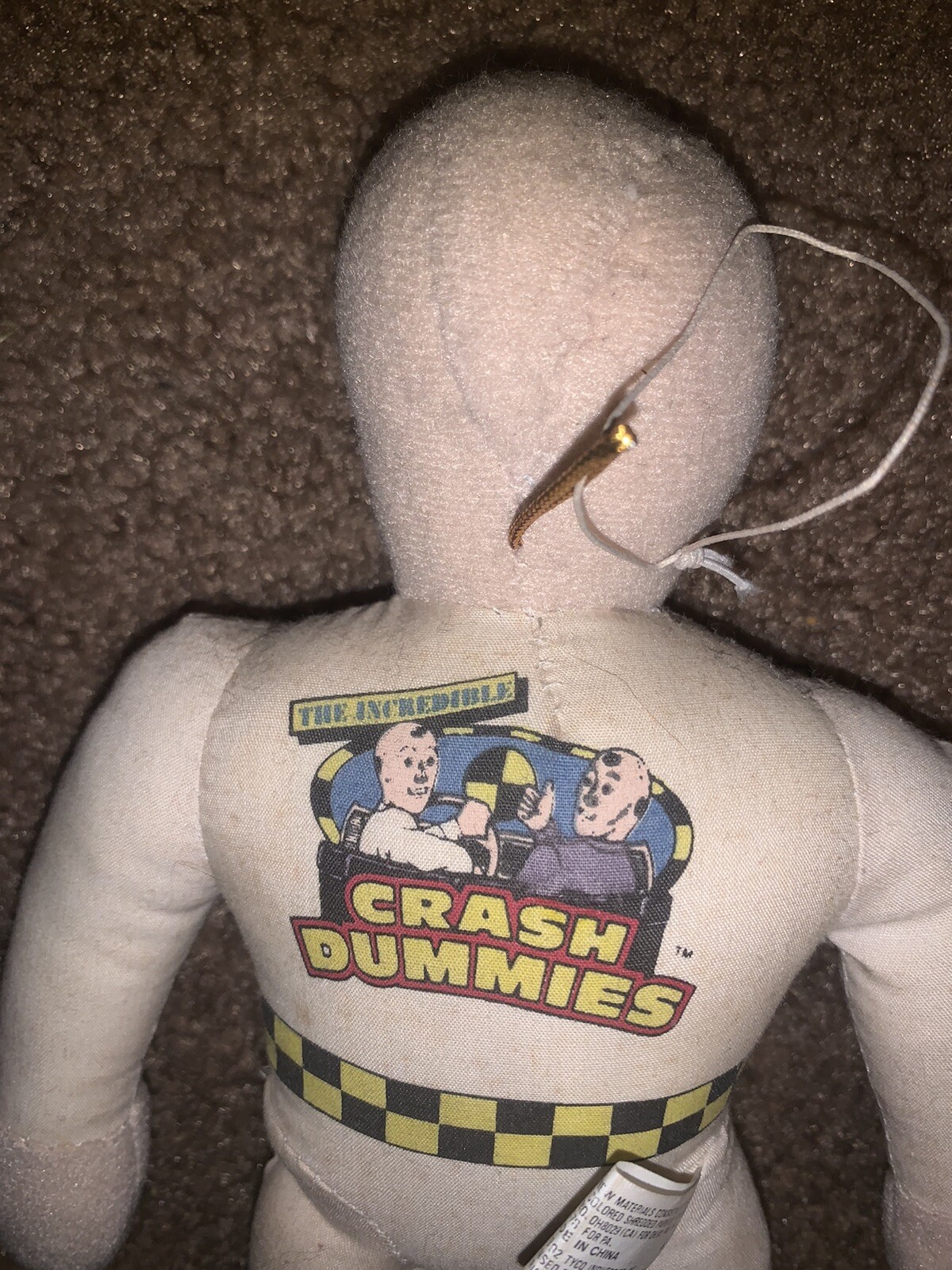 Vintage 1992 Crash Dummies Stuffed Doll Plush Rare White | eBay