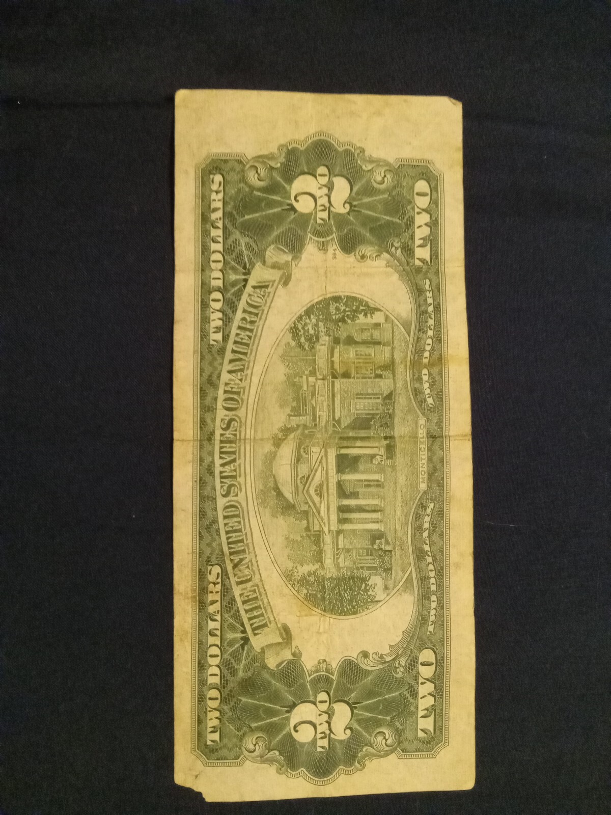 1953 A Red Seal $2 Two Dollar Bill.. Many misprints off centered. Rare ...