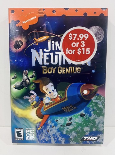 Jimmy Neutron Boy Genius PC CDROM THQ New in Box Sealed | eBay