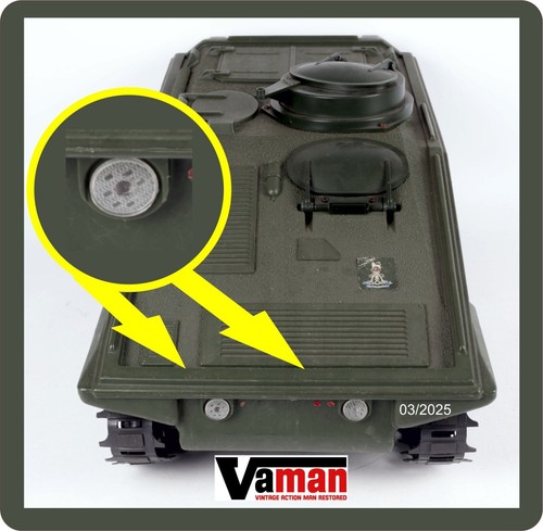 Vaman vintage Action Man Repro Palitoy Spartan Headlamp set of two ...