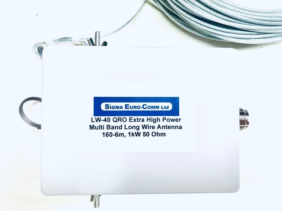 LW-40 HF QRO 1Kw Extra High Power Long Wire Multiband 160-6m Antenna ...
