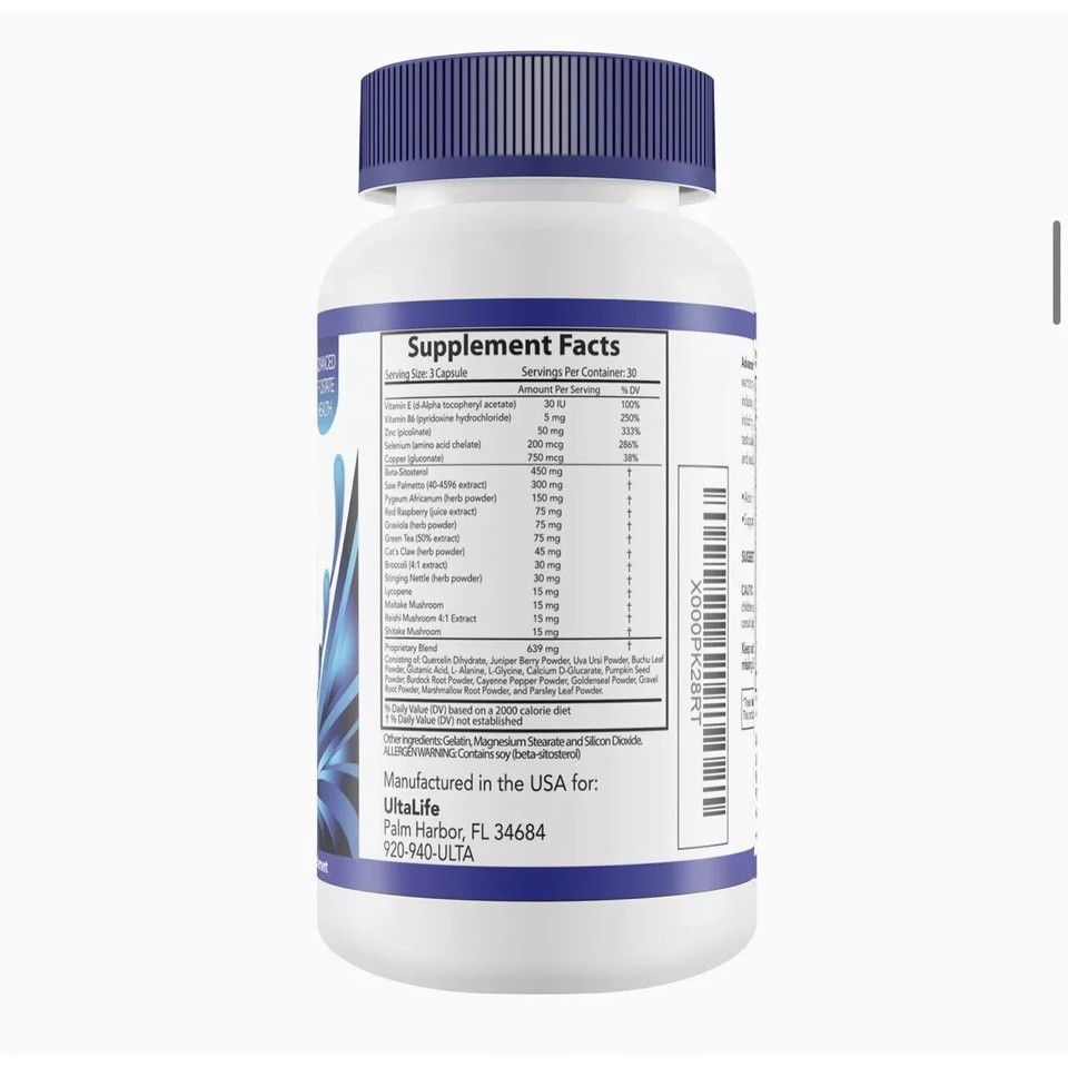 Life Extension LEX-20296 Ultra Life Natural Prostate Softgels - 90 ...