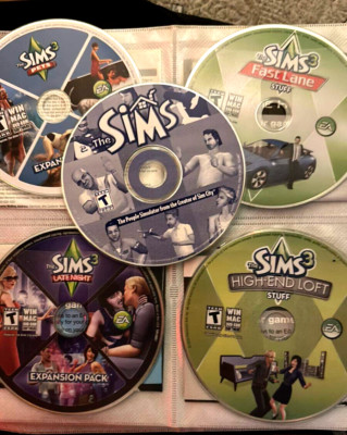 Sims PC Game Lot - 5 Disc Set | eBay