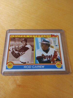 1983 Topps #201 ROD CAREW (Super Veteran) Baseball Card, 1st Baseman ...