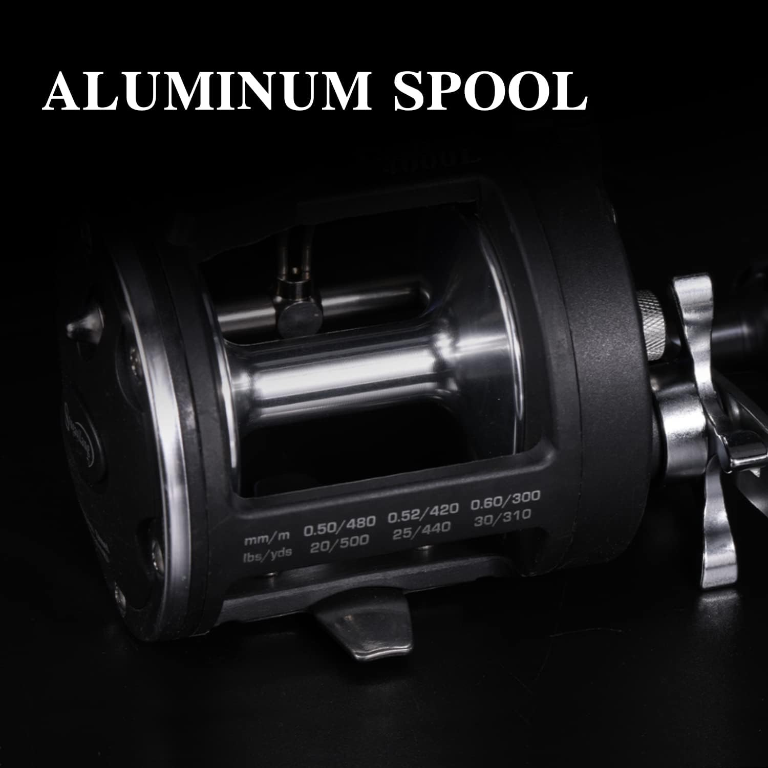 Trolling Reel, Level Wind Fishing Reel, Conventional Reel for Salmon ...