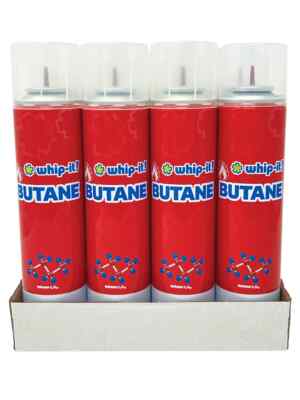 Whip It Butane 300ml - 12 pack butane refill fuel universal tips | eBay