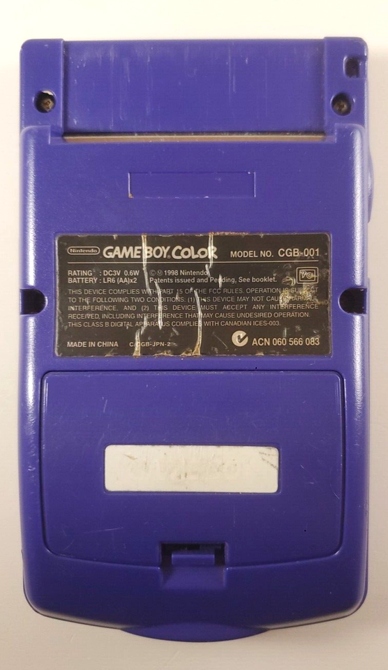 Nintendo Gameboy Color - Grape 45496710613 | eBay