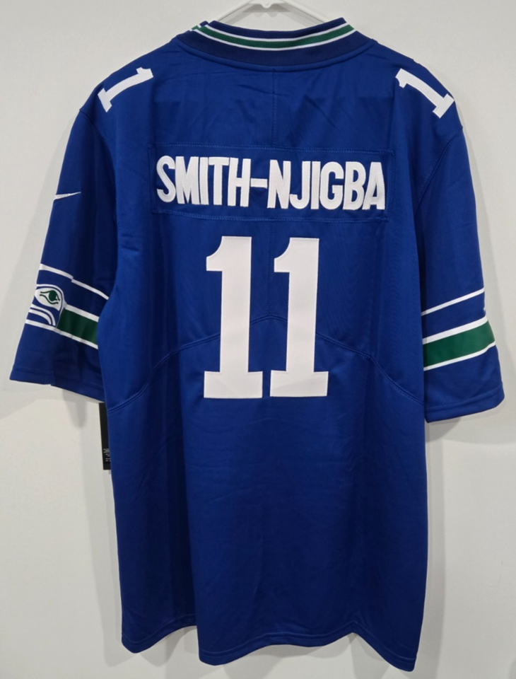 Seattle Seahawks Throw Back, Royal Blue Men’s Large #11 JSN | eBay