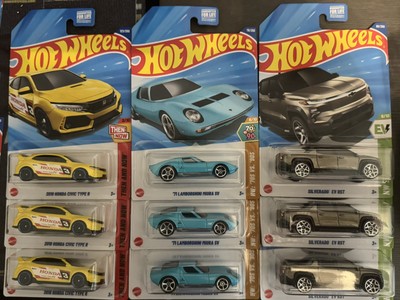 HOT WHEELS 2025 Dollar Tree Exclusives Honda, Lamborghini, Silverado ...