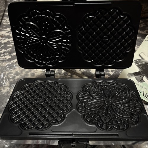 Vintage VillaWare Prego Pizzelle Italian Cookie Maker Baker Series II ...