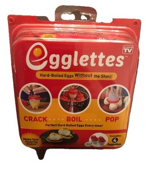 Egglettes Silicone Egg Cooking Cups, Pack of 4 (070-03-0783) - New | eBay