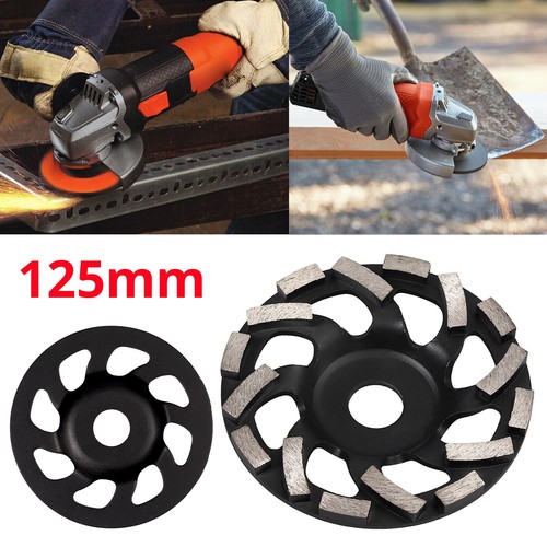 125mm Concrete Turbo Diamond Grinding Cup Wheel Cup Disc Bowl Angle ...