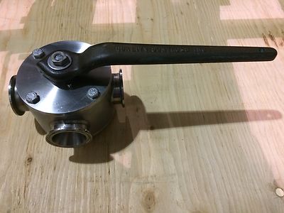 QCI 4 way stainless steel valve - 2 inch tri-clamp | eBay