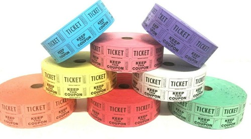 Raffle-Double Roll Raffle Tickets - 2,000 Double Tickets(GM-4-00854 ...