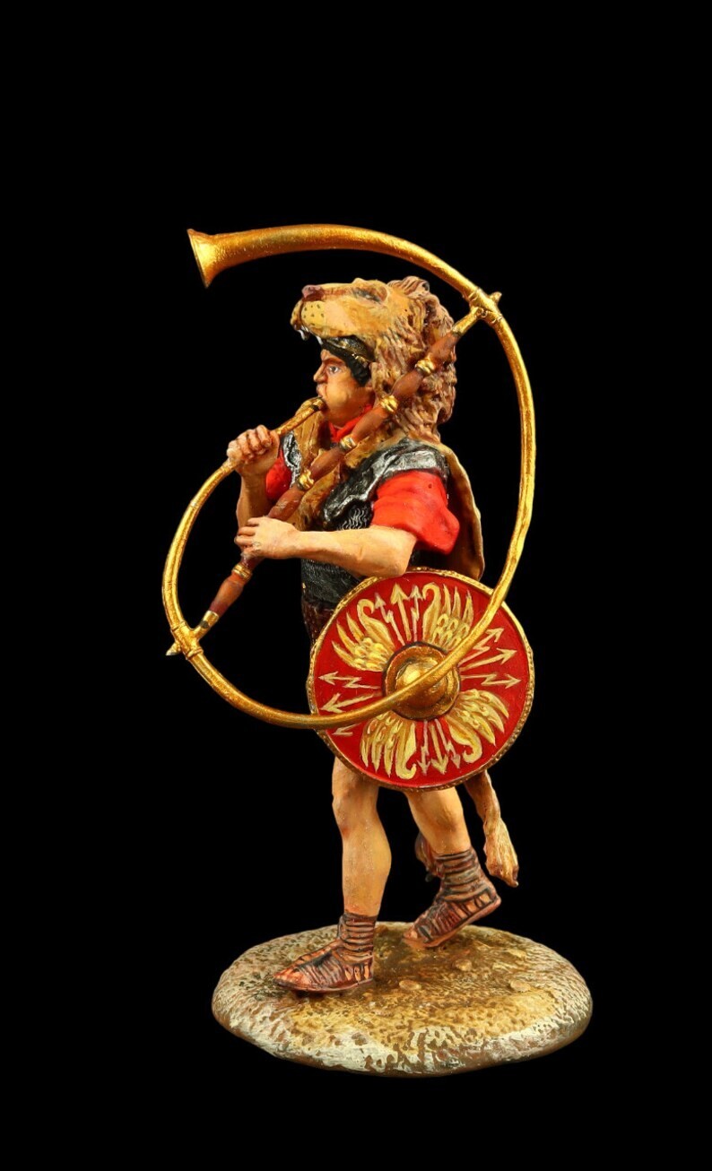 ⭐️Roman cornice (trumpeter) Figurines Tin Miniatures FL 54mm 1/32 ...