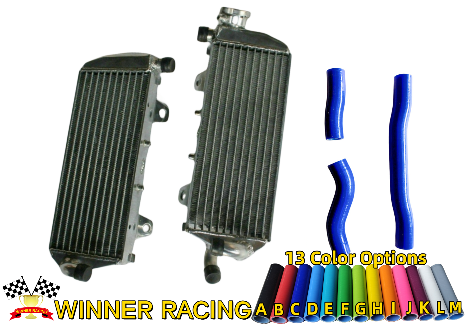 Fit Husqvarna TE250i/TE300i TX300i 2019-2022 Aluminum Radiator+Silicone ...