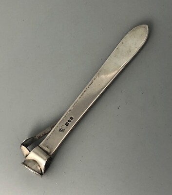 Edwardian Solid Silver Cheroot Cutter Goldsmiths London 1908 FLZX | eBay