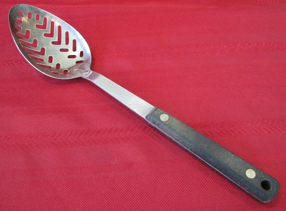 YOU CHOOSE Ekco Flint Vanadium Wood Handle Utensil Spatula Spoon Masher ...