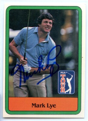 Mark Lye signed autographed AUTO 1981 Donruss PGA Golf Card #39 | eBay